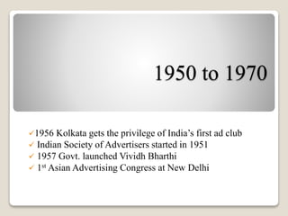Advertisement in india | PPTX