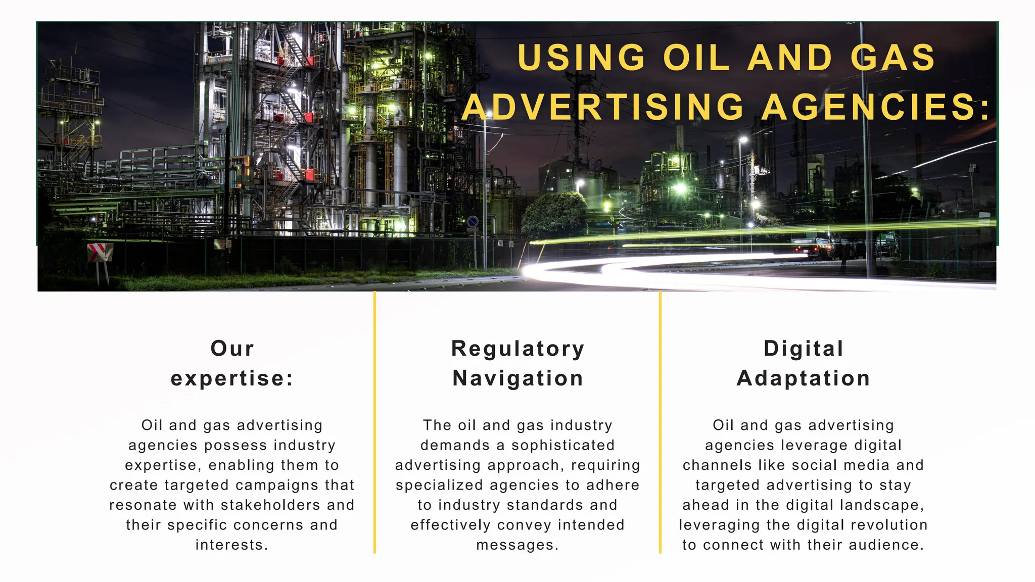 Fueling Growth: Oil and Gas Advertising Solutions | PDF