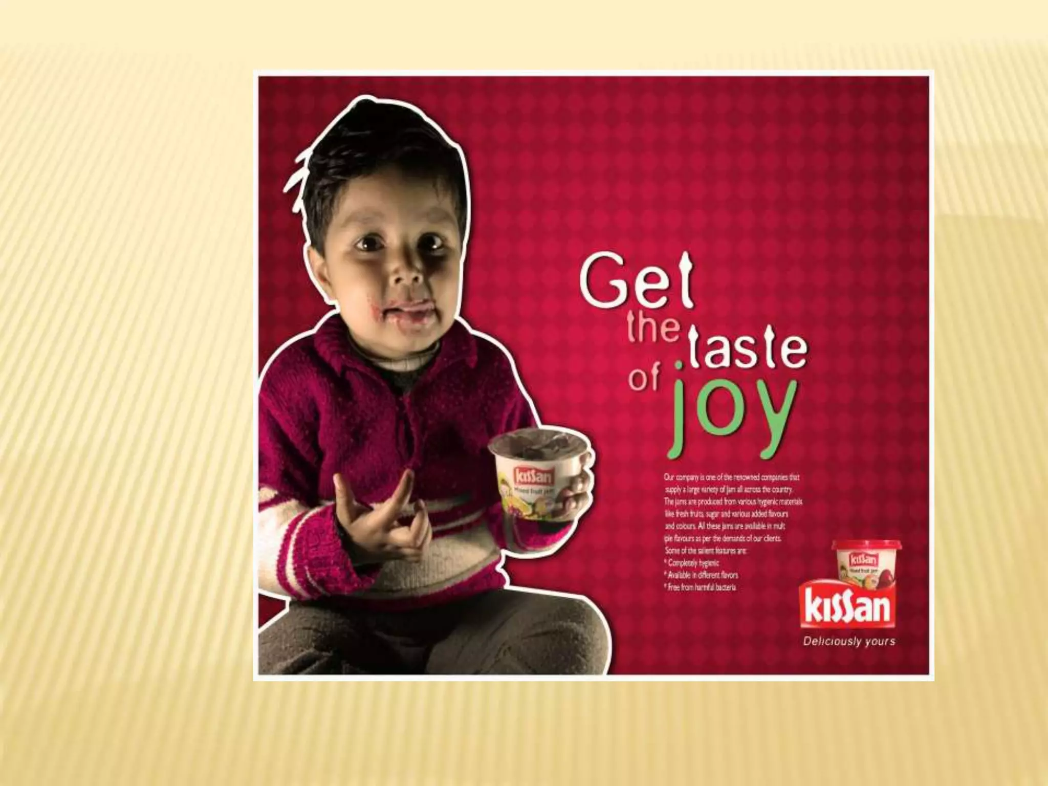 Advertisement on kissan jam | PPTX