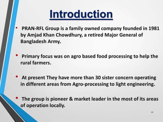 Advertisement process of Pran Rfl Group | PPTX