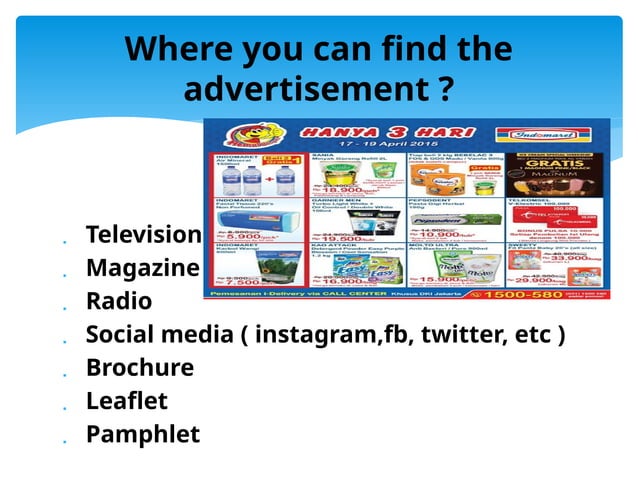 ADVERTISEMENT PRODUCTSERVICE FOR SENIOR HIGH SCOOL 11TH GRADE (1).pptx | Free Download