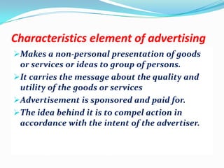 Advertisement & publicity | PPTX