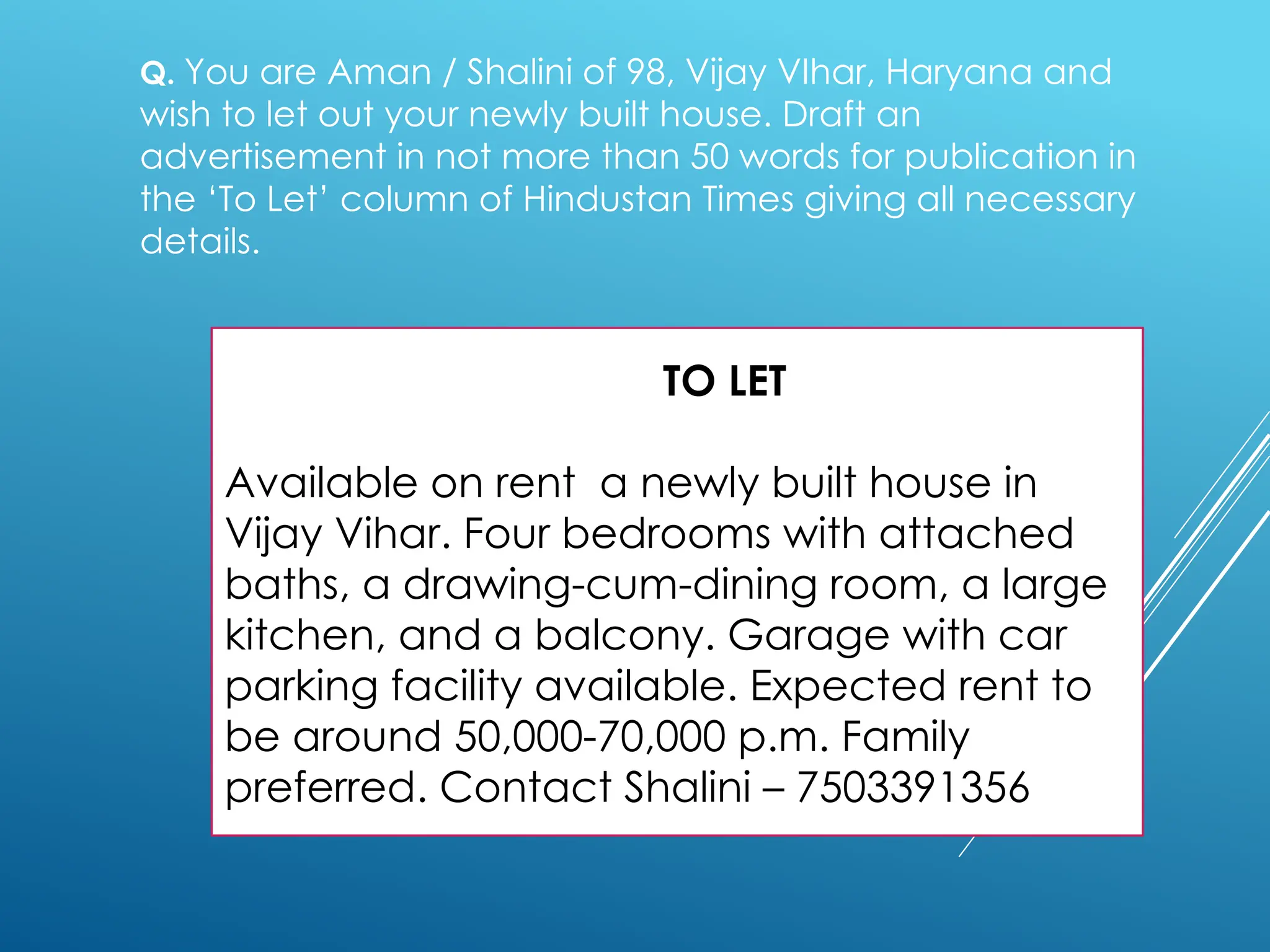 Advertisements-Classifieds class 11 writing skills | PPTX