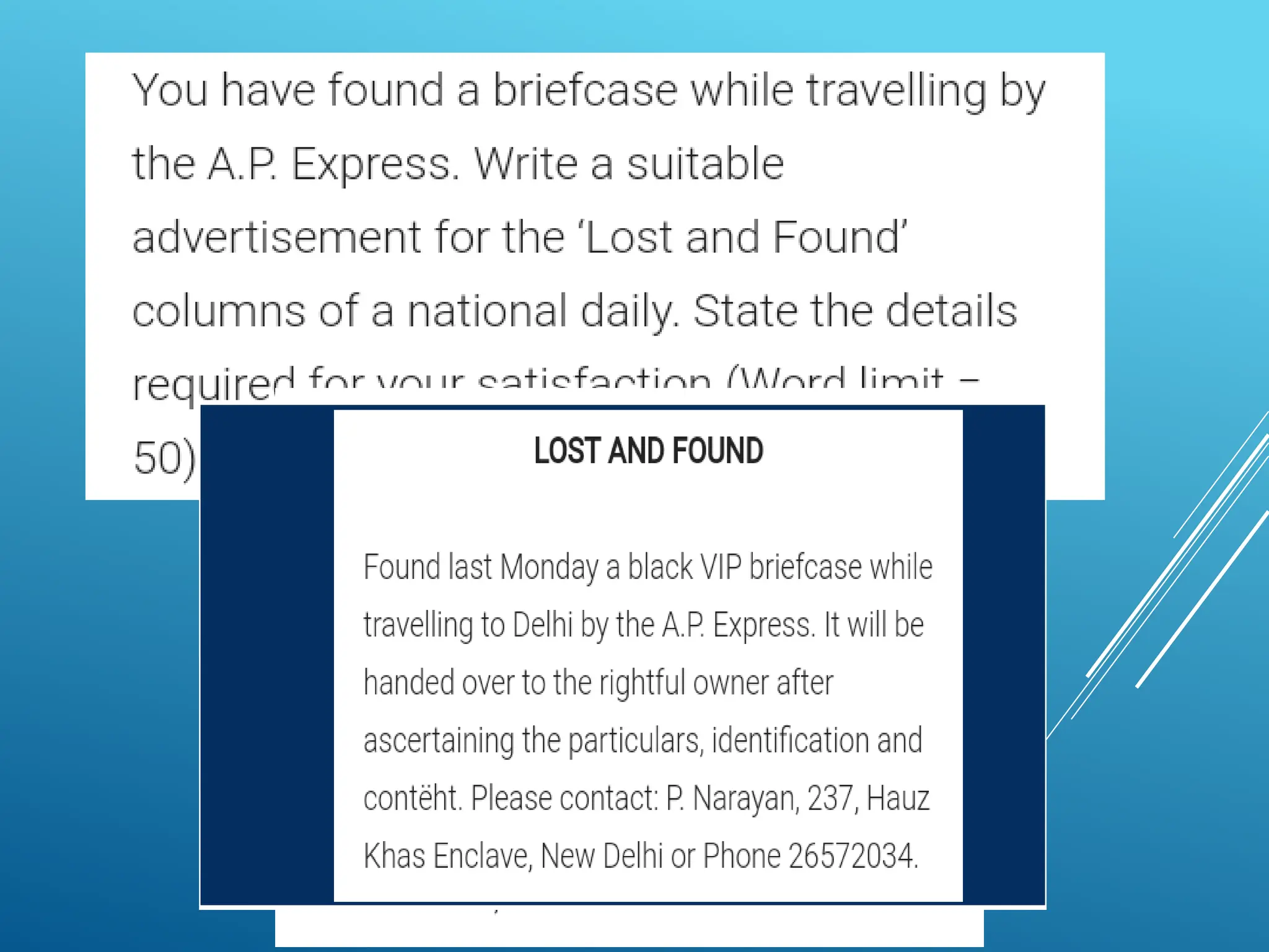 Advertisements-Classifieds class 11 writing skills | PPTX