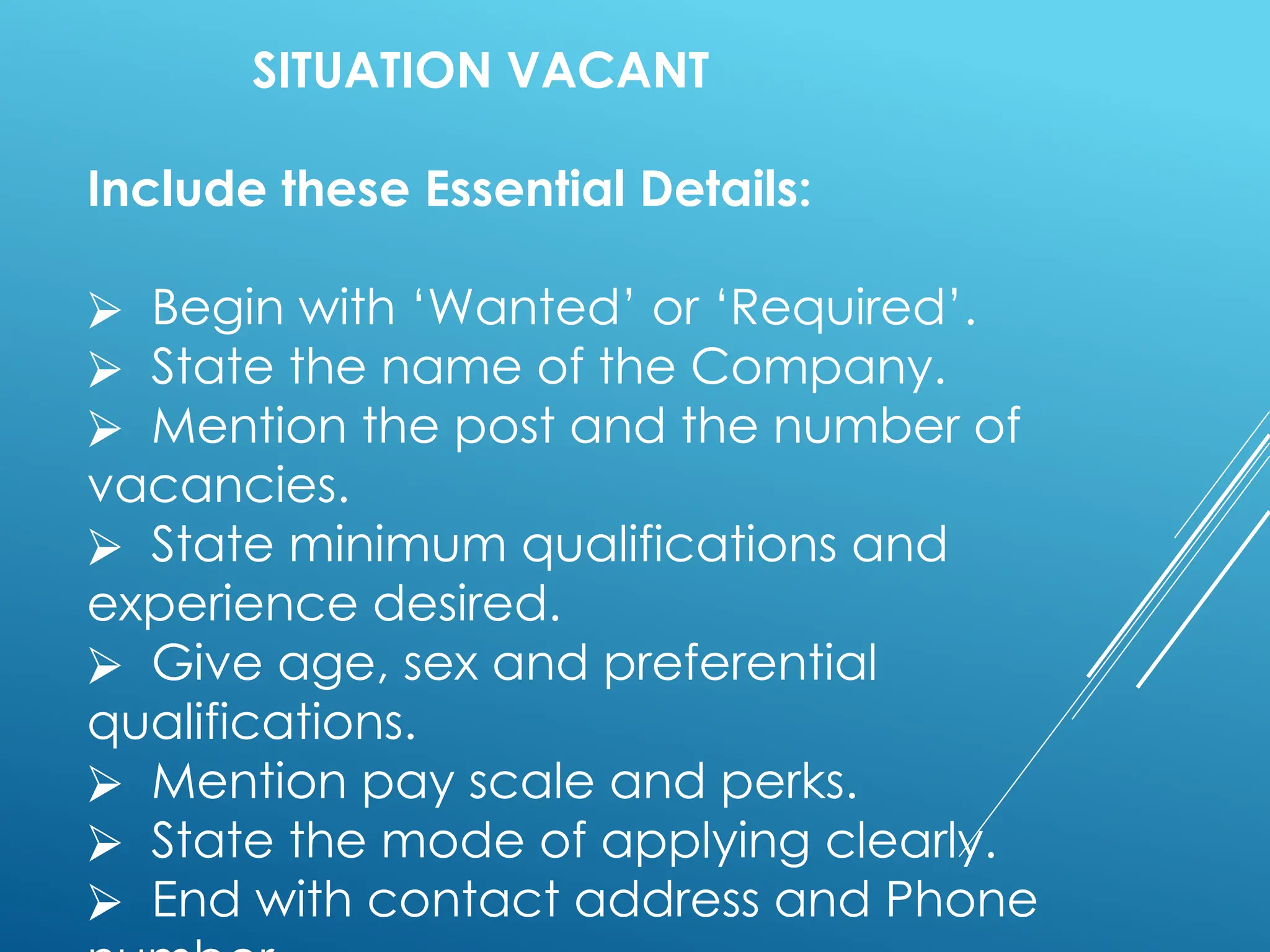 Advertisements-Classifieds class 11 writing skills | PPTX