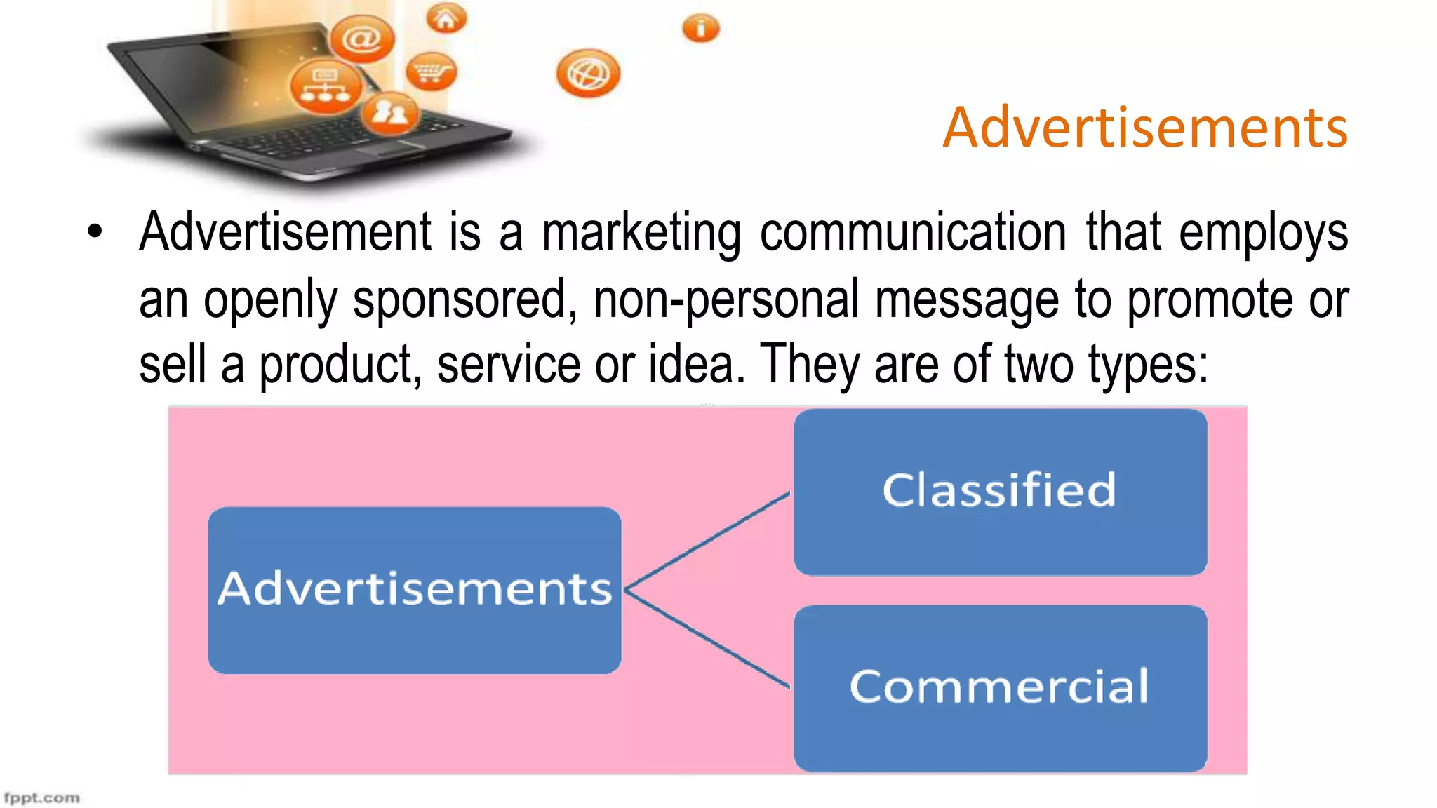Classified Advertisements | PPTX