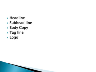 Advertisement structure | PPTX