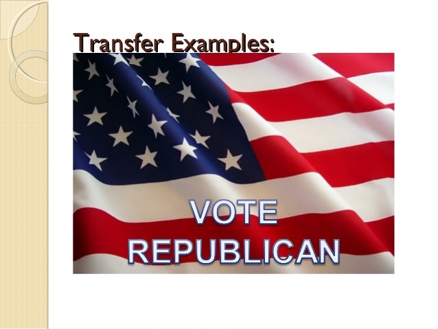 Transfer Advertising Technique