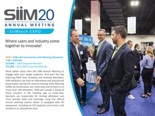 SIIM Sponsor + Advertise | PPT