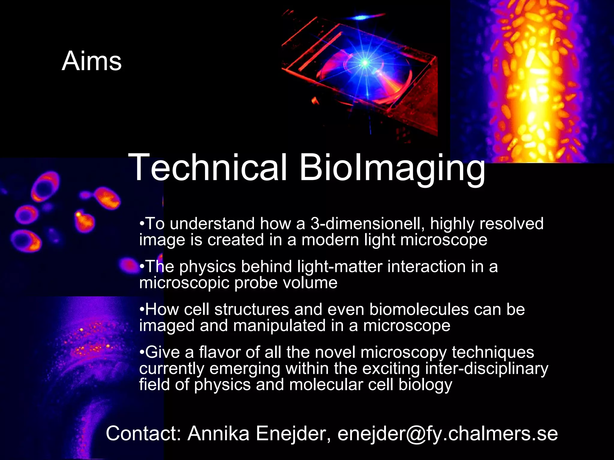 Advertise technical bioimaging | PPT