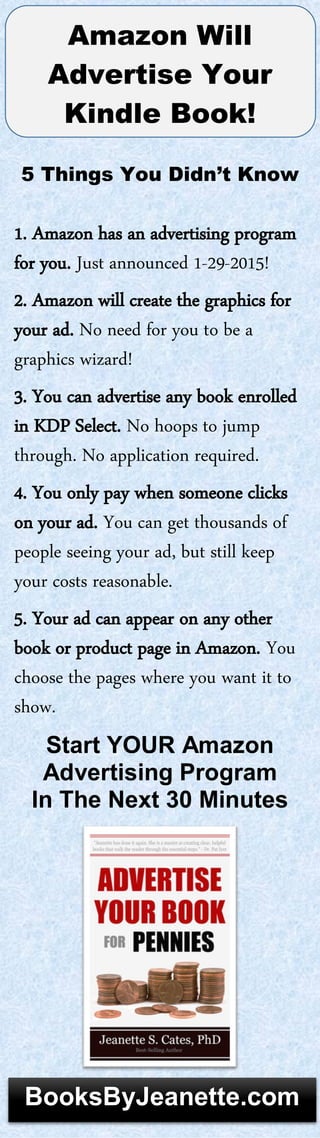 Advertise Your Kindle Book (infographic) | PDF