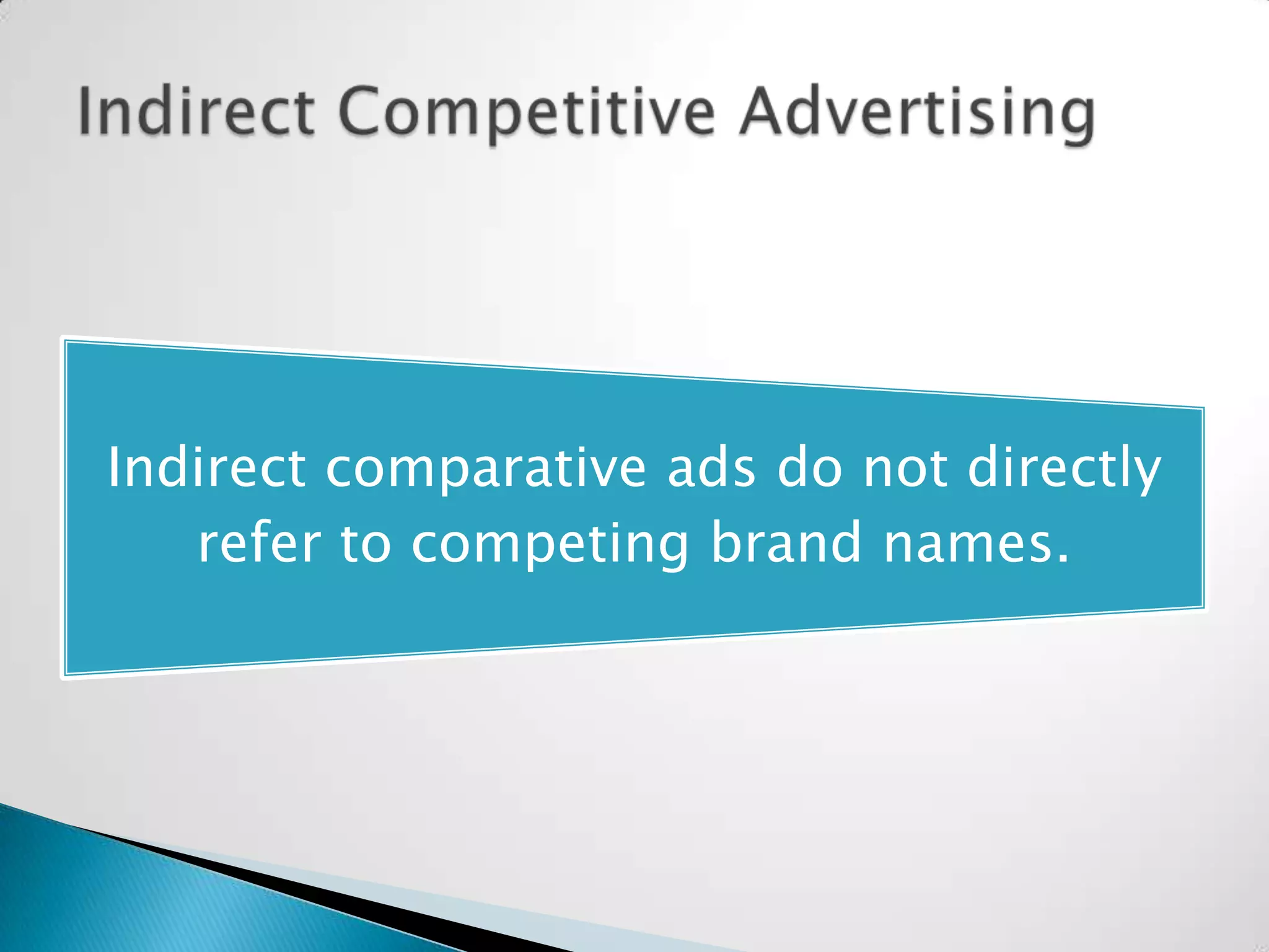 Comparative Advertising | PPTX