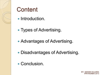 Advertising | PPTX | Advertising Industry | Industries