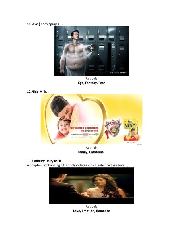 Advertising Appeals in context of Pakistani Advertisements. | DOC ...