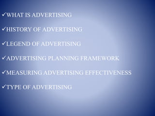 Advertising Effectiveness | PPTX