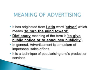 Advertising | PPT