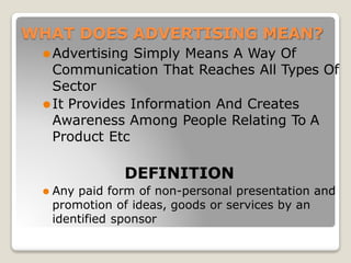 Advertising | PPT