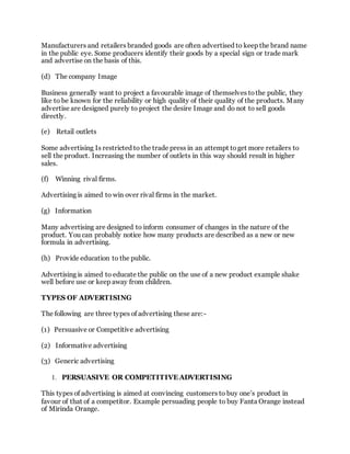 Advertising | DOCX