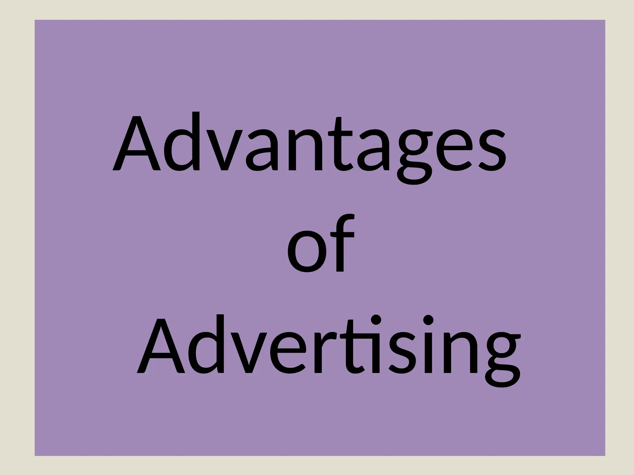 ADVERTISING (Objectives, Functions & Advantages) | PPTX