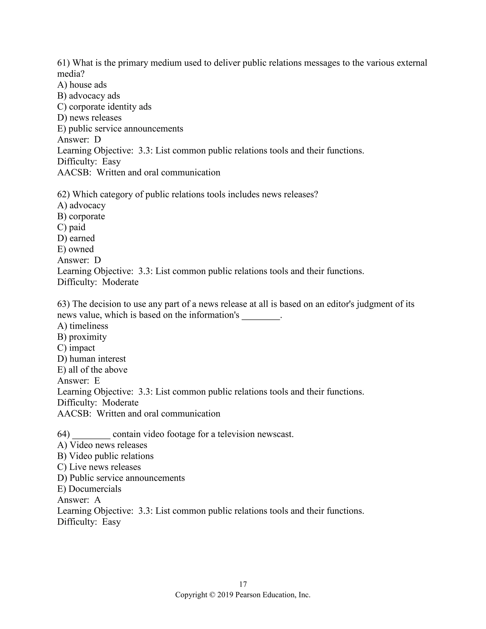 Advertising and IMC Principles and Practice 11th Edition Moriarty Test ...