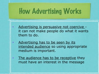 Advertising The basics | PPT | Advertising Industry | Industries
