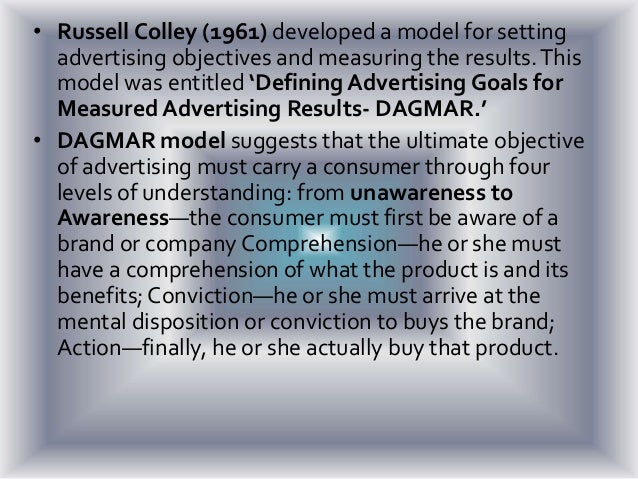 Advertising dagmar approach