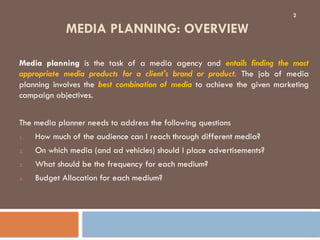 The Advertising Media Planning Presentation | PPTX