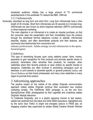 Advertising strategy of Adidas (Article) | PDF