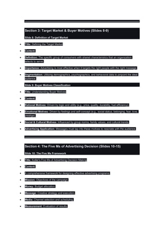 principle of Advertising and its application | PDF