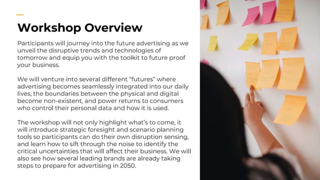 Advertising 2050 - A Strategic Foresight Workshop | PPTX