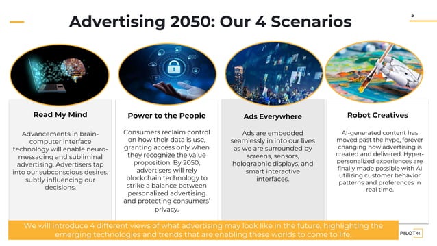 Advertising 2050 - A Strategic Foresight Workshop | PPTX