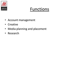 Advertising agencies | PPT