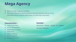 Advertising Agencies presentation to present | PPT