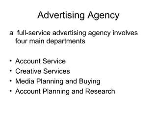 Set up of an Advertising Agency | PPT | Advertising Industry | Industries