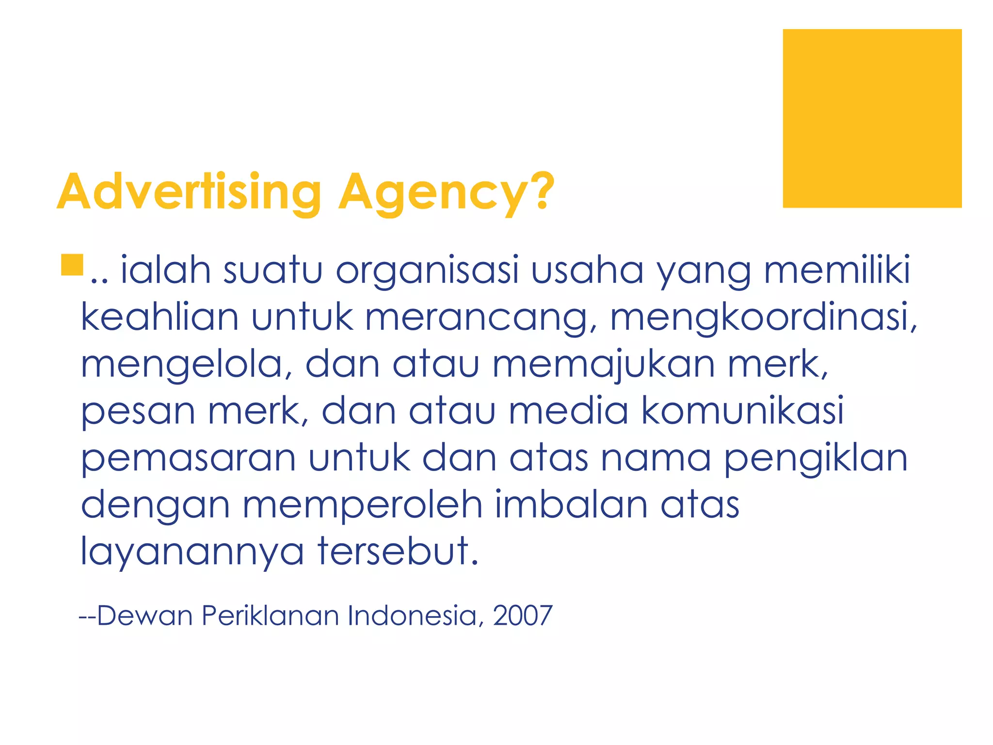 Advertising agency | PDF