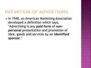Advertising agency, role and types | PPTX