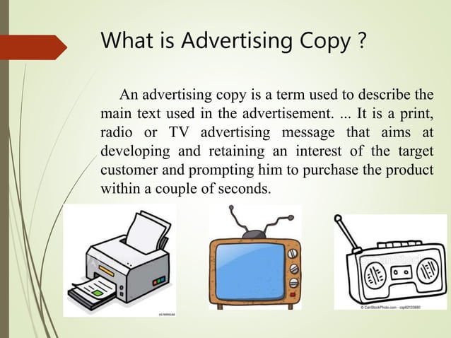 Advertising Copy | PPTX | Advertising Industry | Industries