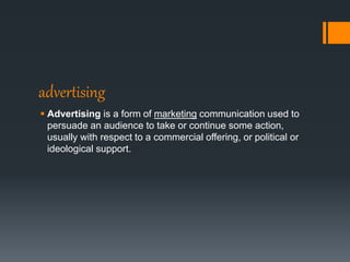 Advertising and its types | PPTX