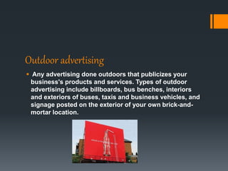 Advertising and its types | PPTX