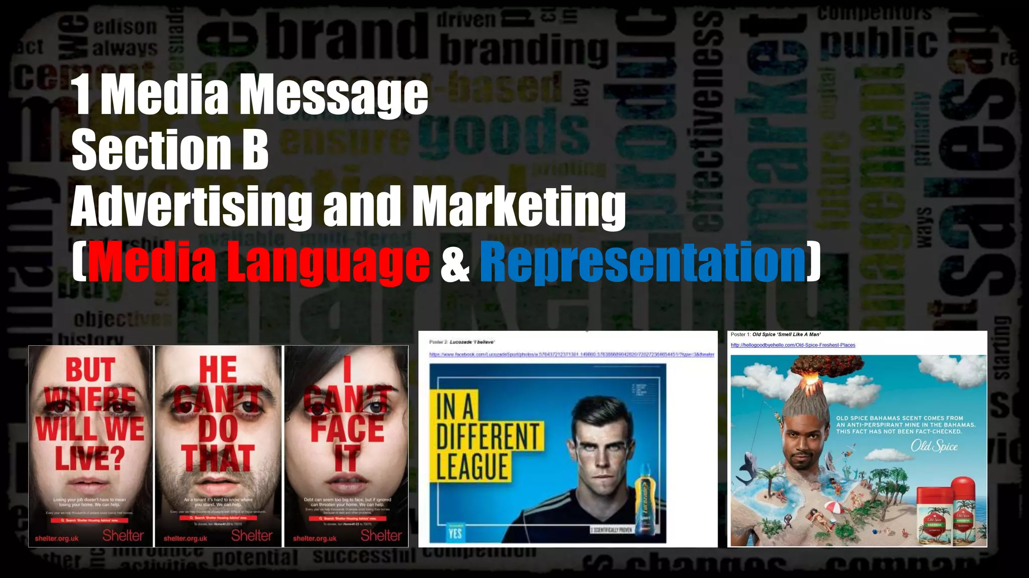 Media Studies OCR A Level Advertising and marketing 11 01 19 | PPT