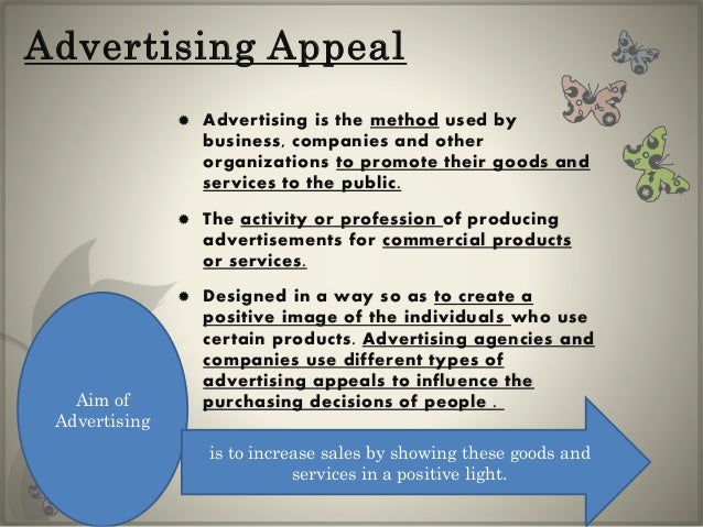 Advertising appeal