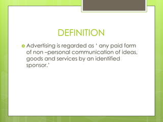Advertising basics | PPTX