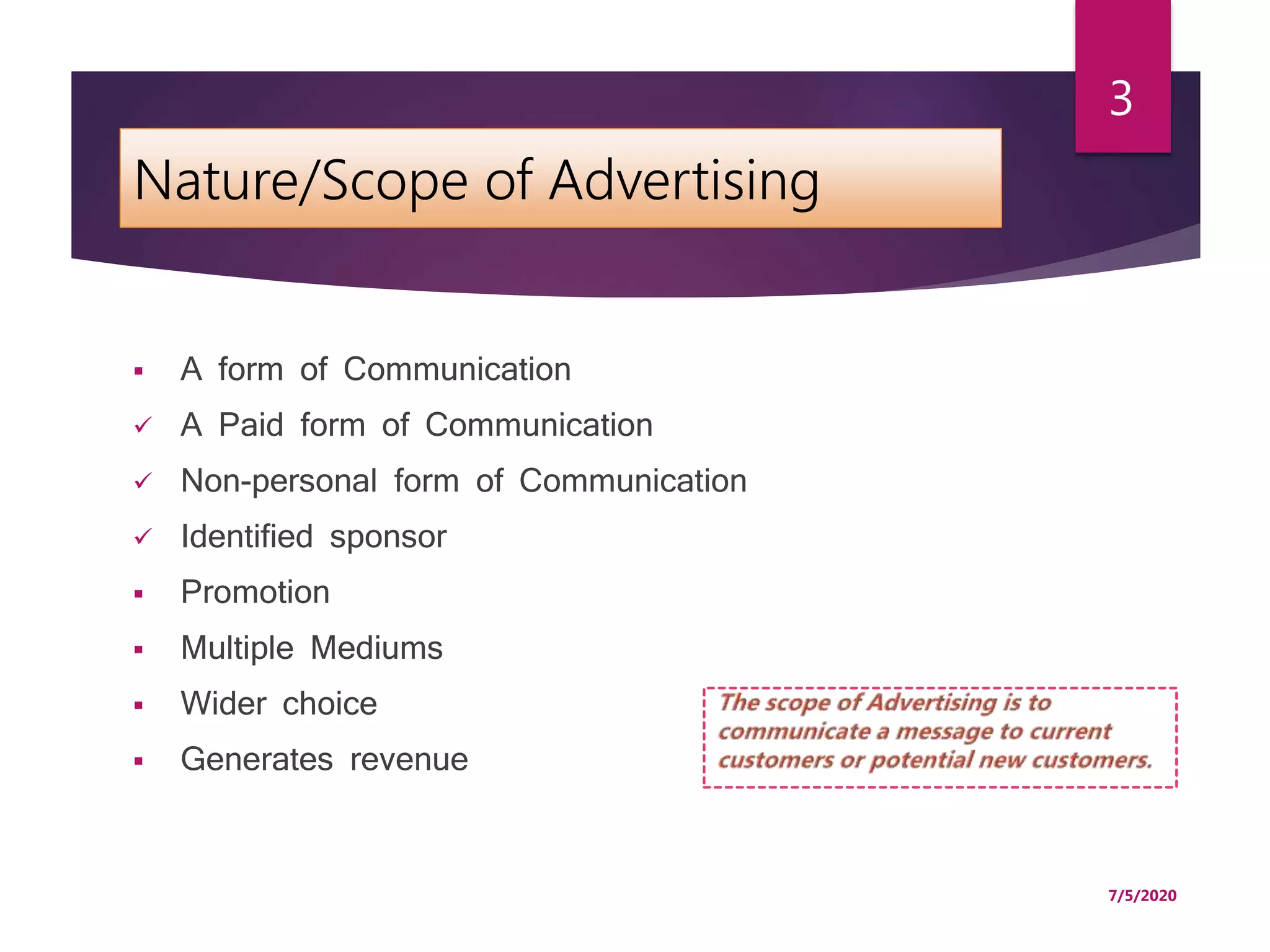 Advertising basics | PPTX