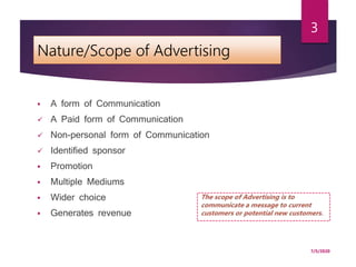 Advertising basics | PPTX