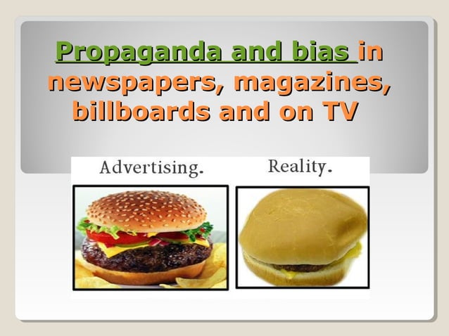 Advertising Bias in Media (Grades 4-8) | PPT