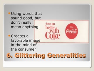 Faulty Reasoning In Advertising