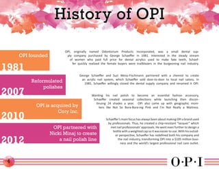 OPI Advertising Campaign Book | PDF