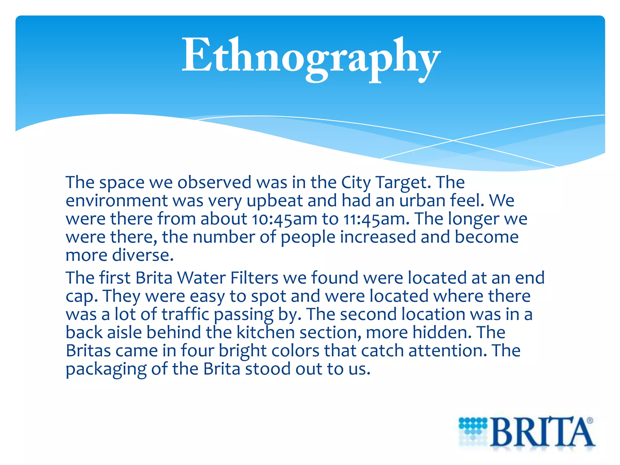 Advertising brita ppt | PPTX