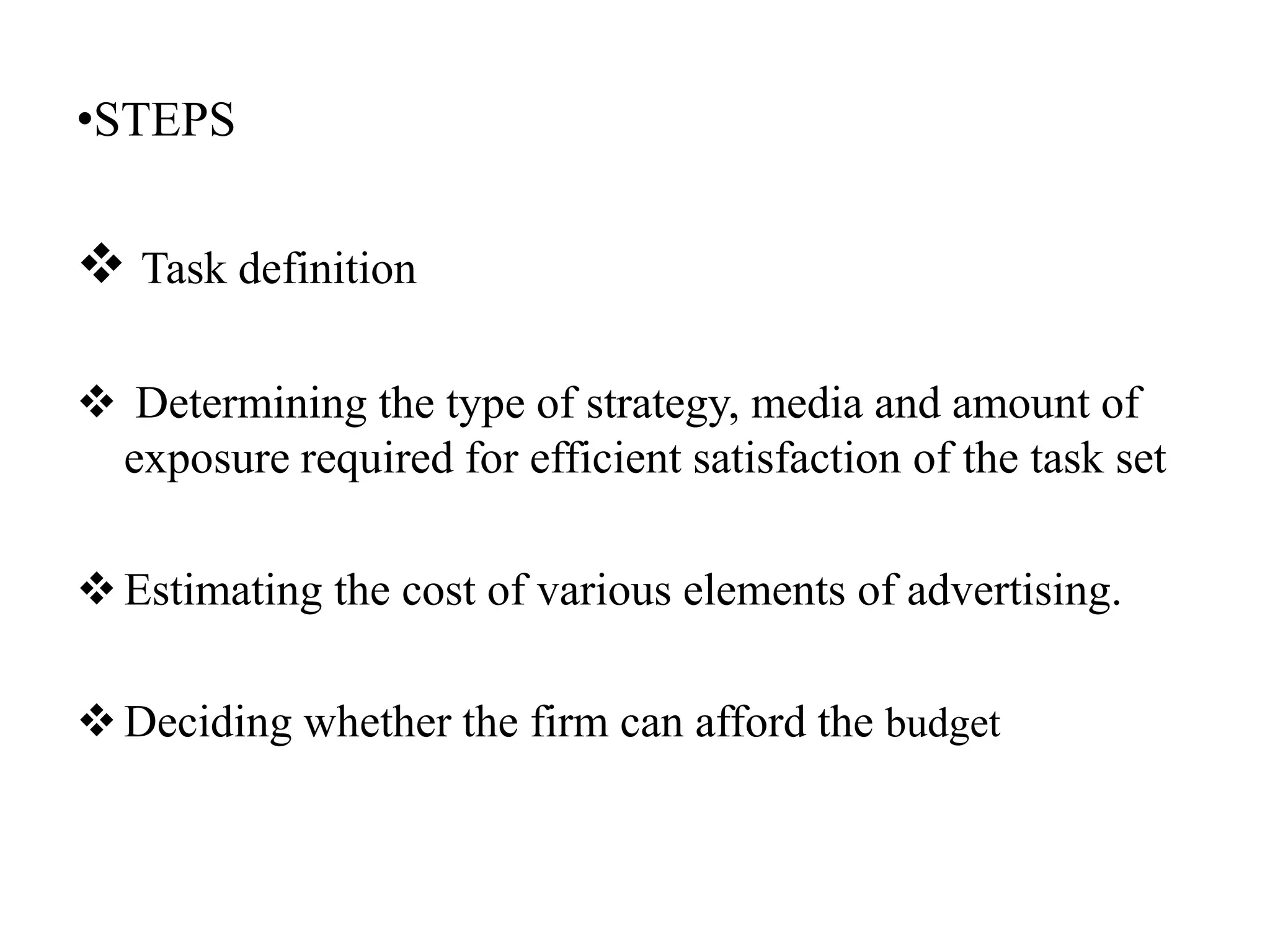 Advertising budget | PPTX