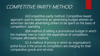 Advertising budget | PPTX